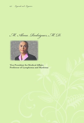 "20: M. Alma Rodriguez, MD" by Alma Rodriguez MD